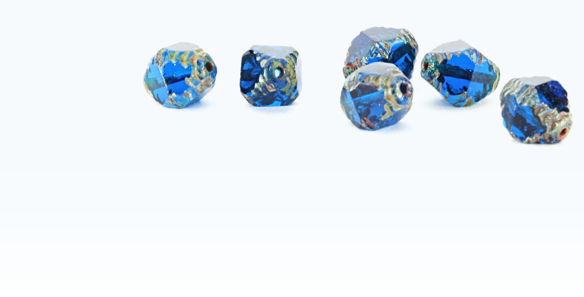 Antik FAS , Black, Opaque 151-95-032 8x6mm 23980/43400 | G&B beads