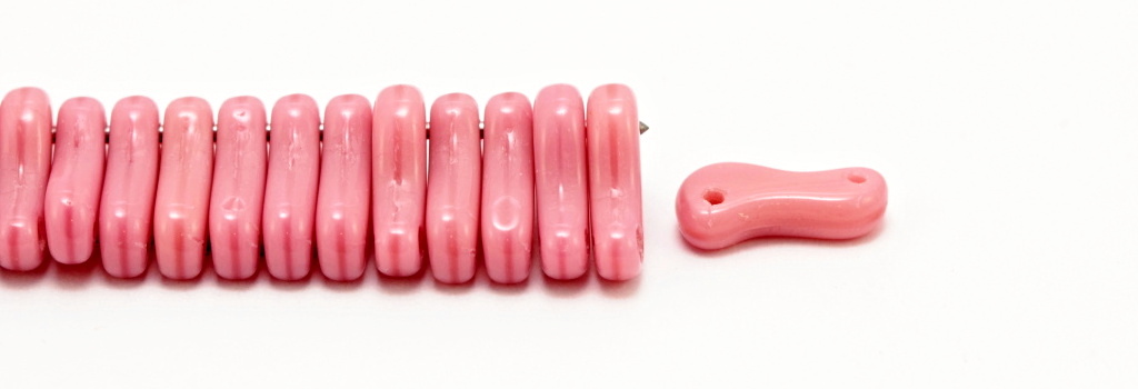 , Pink, Silk 111-77-796 3x10mm 74010 | G&B beads